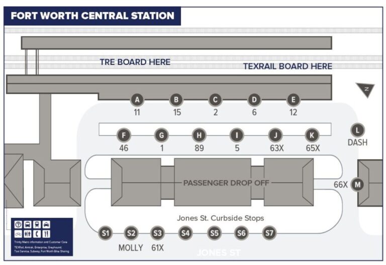 Stations - Trinity Railway Express