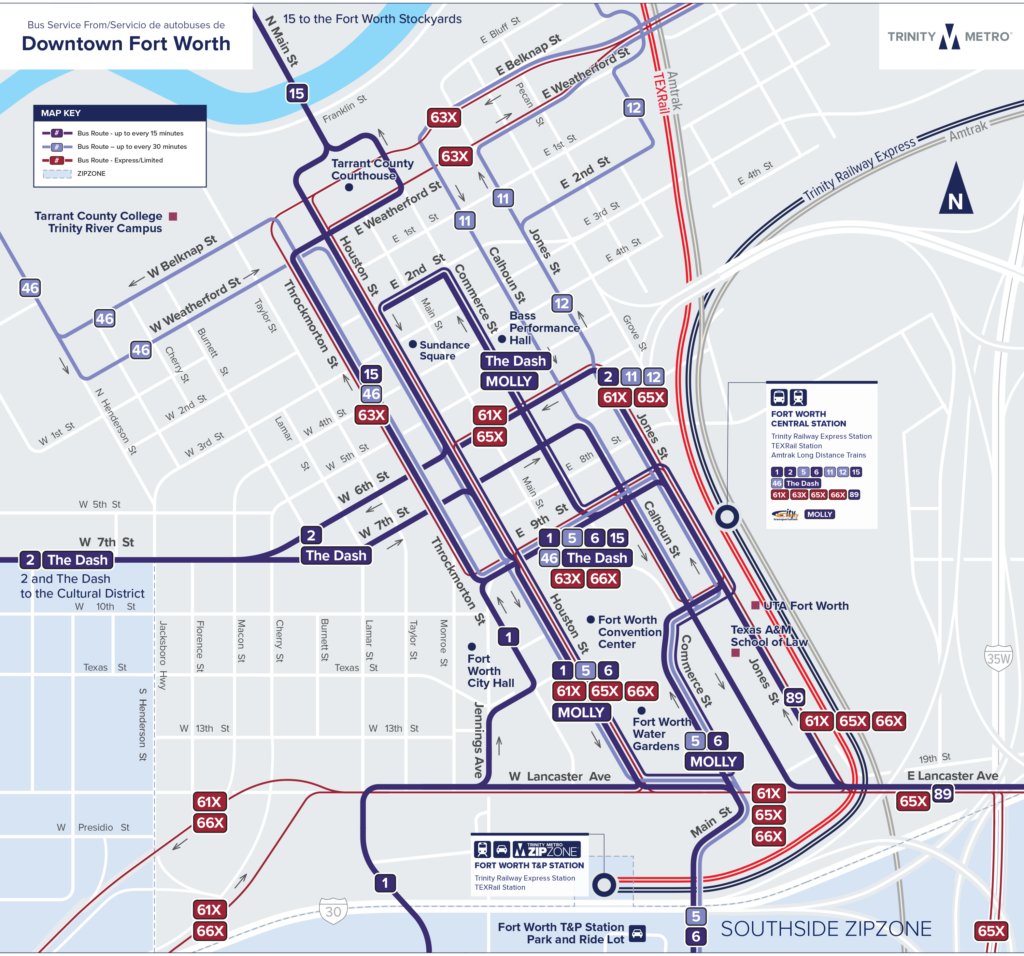 Stations - Trinity Railway Express