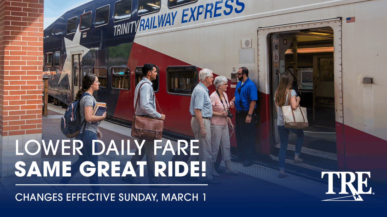 Regional Fare Updates - Trinity Railway Express